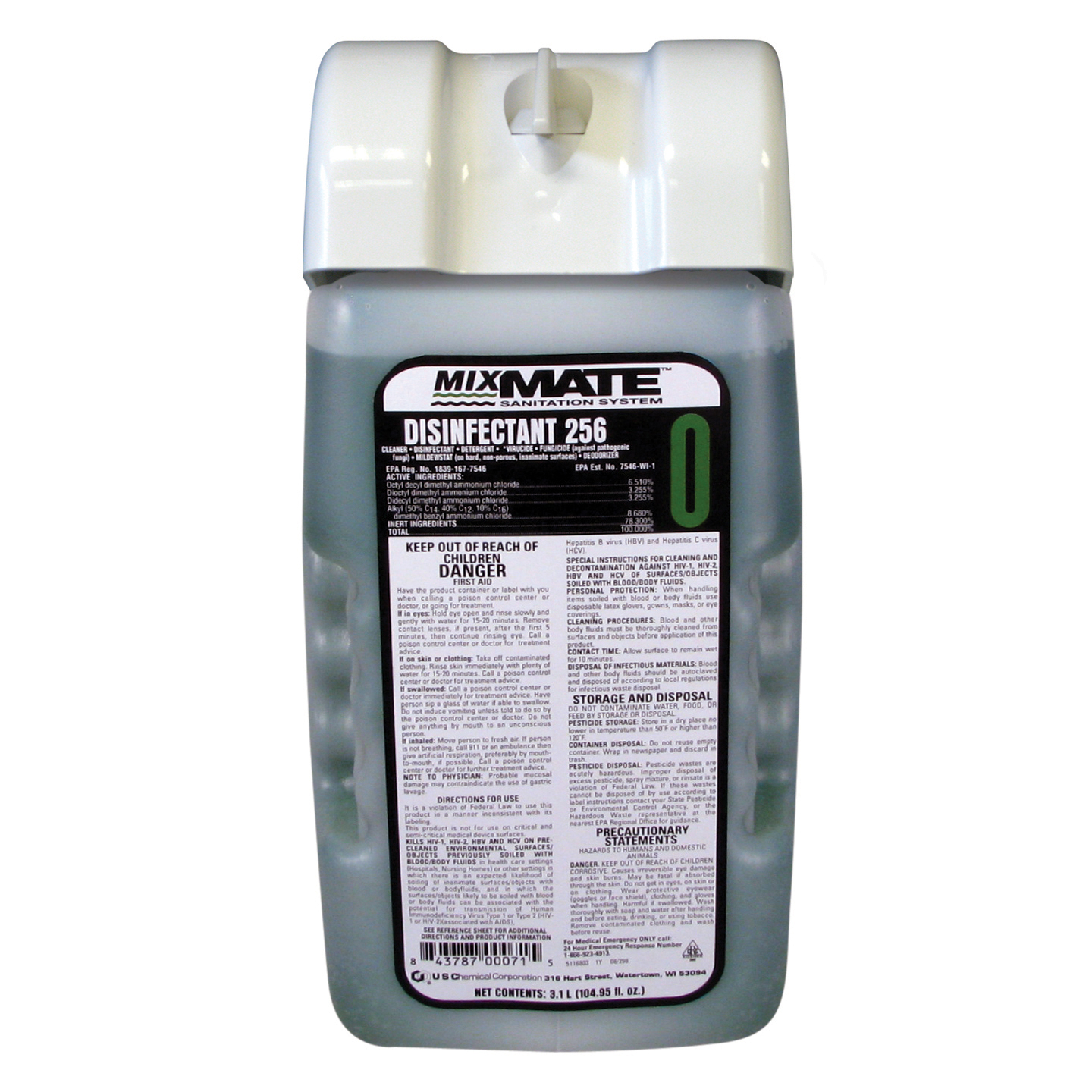 MixMATE™ Disinfectant 256 O – U S Chemical